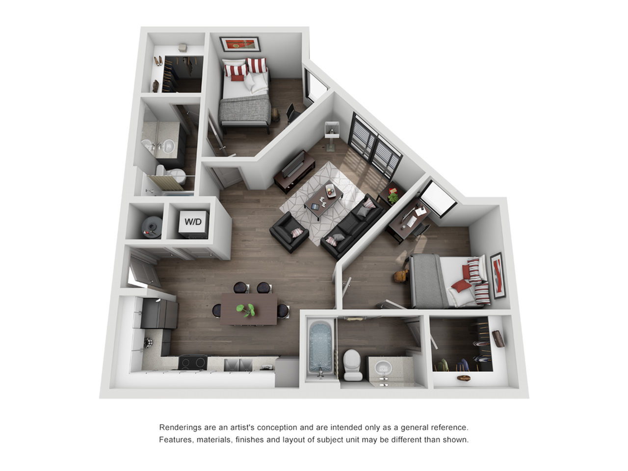 2BR/2BA - The Longhorn - Liv+ Arlington